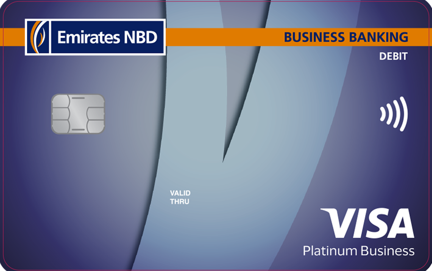 Visa Platinum Business Debit Card | Emirates NBD